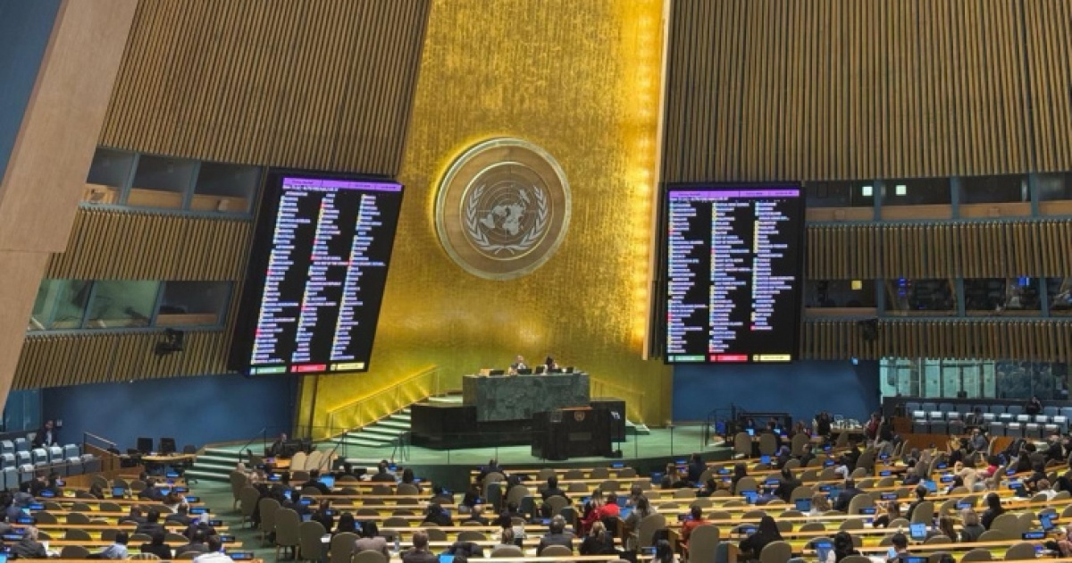 The UN General Assembly adopted an updated resolution on human rights ...
