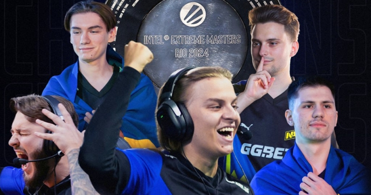 Ukrainian NAVI won the Intel Extreme Masters Rio 2024 in CS
