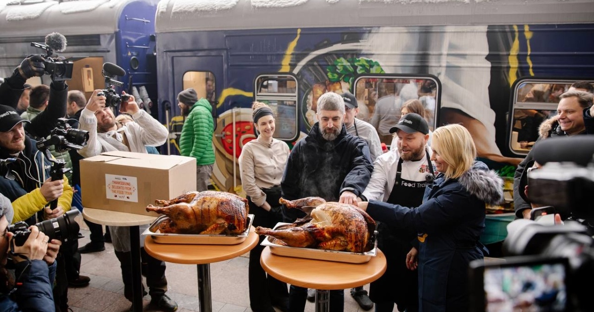 The Food Train set off on its first journey — it will go to the Kharkiv ...