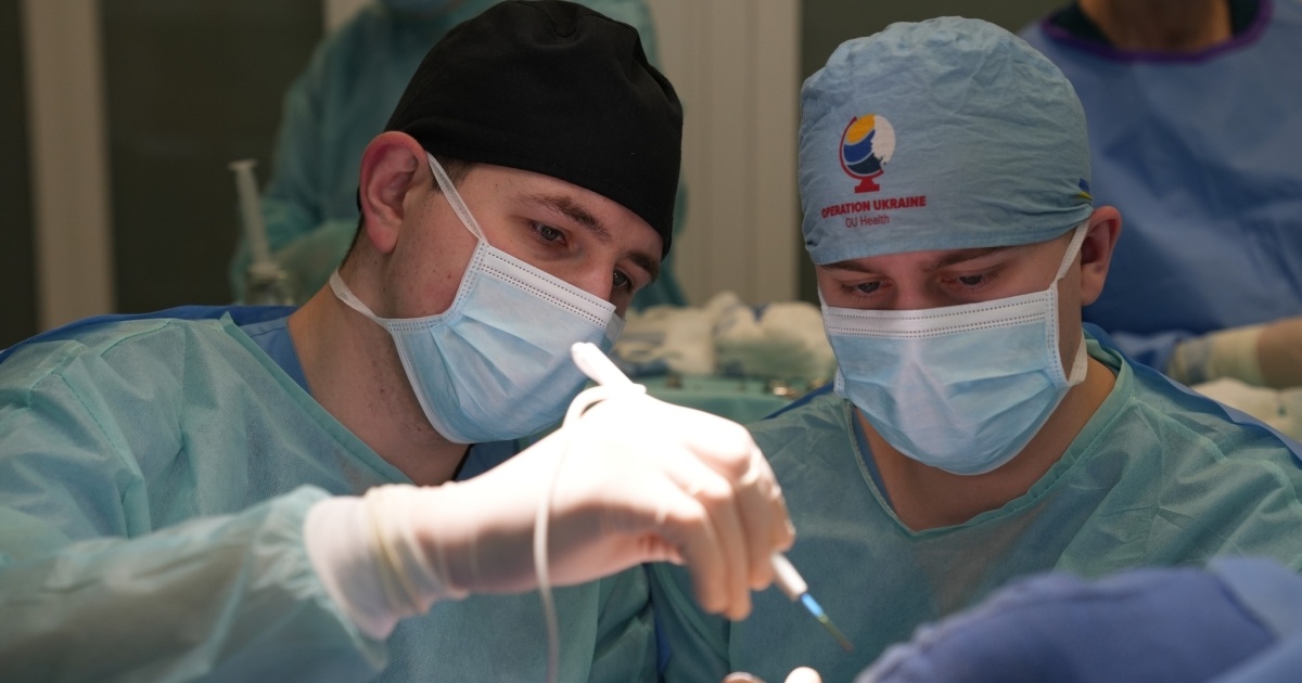 In Lviv, surgeons performed a complex bone transplant operation
