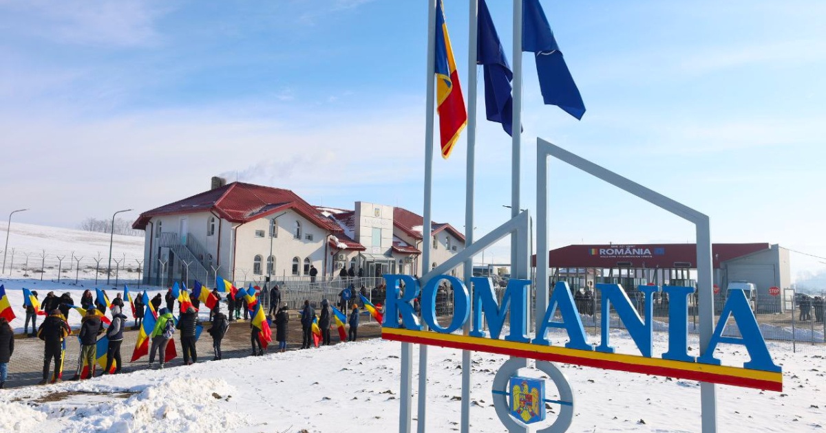 A new checkpoint was opened on the border with Romania