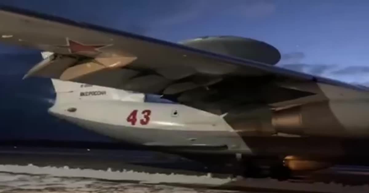 Russian A-50 radar aircraft — video — details from BYPOL