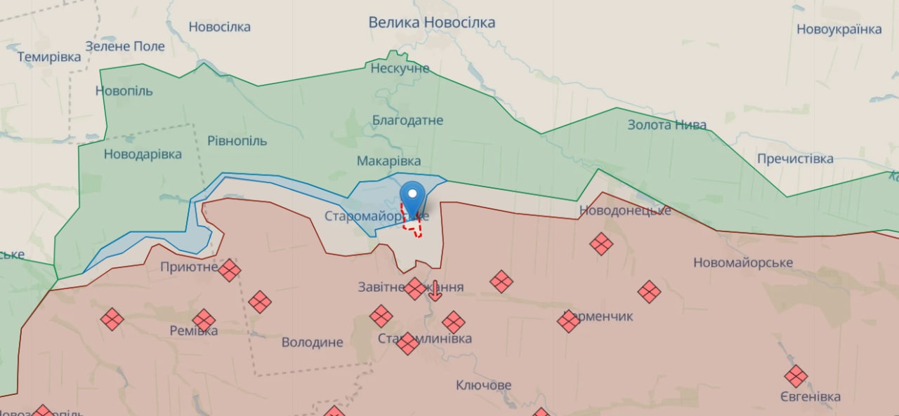The Defense Forces have success in Urozhaine in Donetsk region