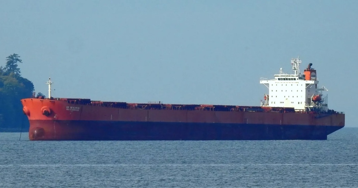 A bulk carrier from Russia was detained in Sweden and was dumping coal ...
