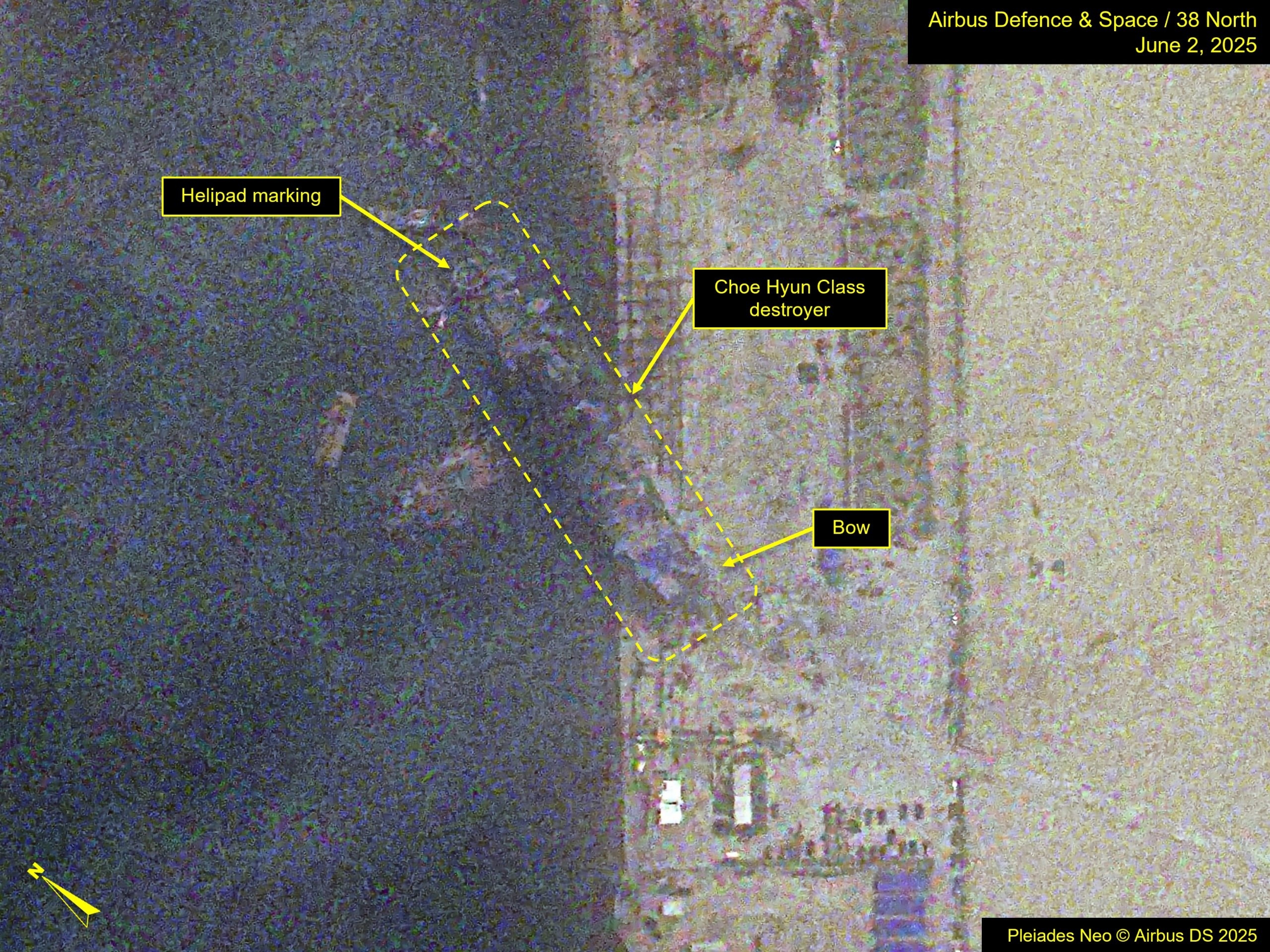North Korea raises warship that capsized in front of Kim Jong Un