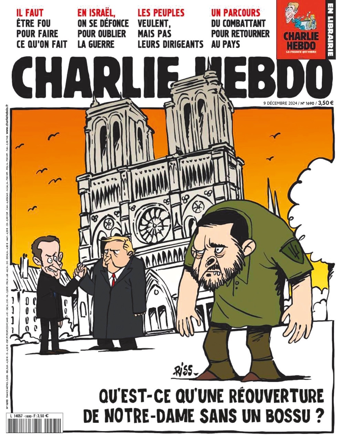Charlie Hebdo magazine sued over fake covers mocking Ukraine