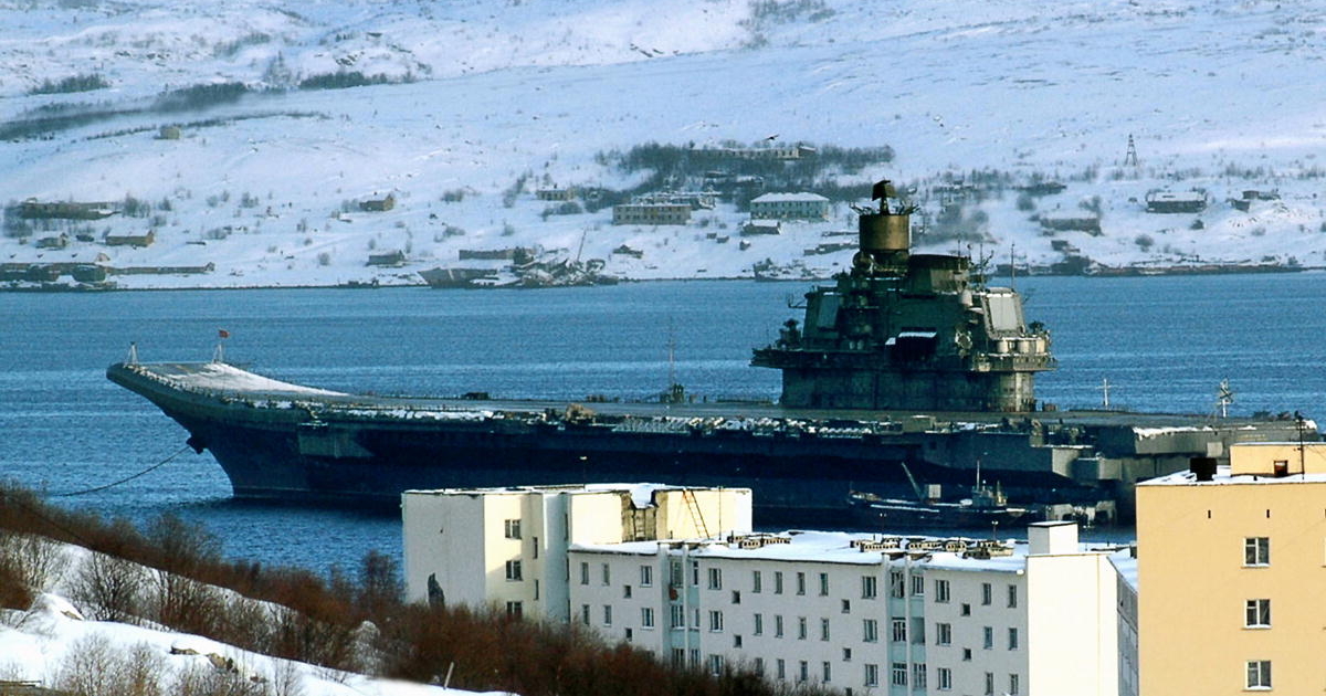 There is another fire on the Russian aircraft carrier Admiral Kuznetsov