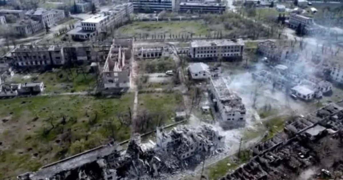 The war in Ukraine — the Russian military destroyed the city of ...