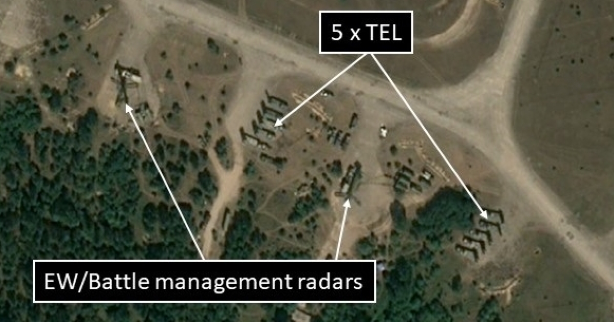 A satellite spotted Russian equipment at the Zyabrovka airfield in Belarus