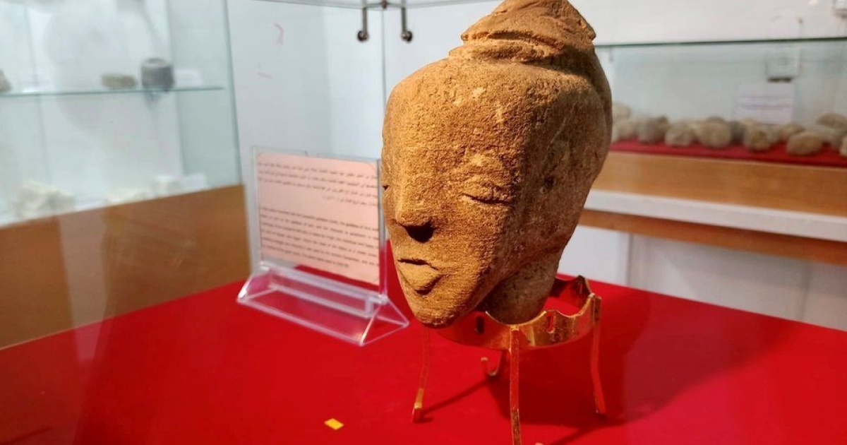 A statue of a 4,500-year-old goddess has been found in the Gaza Strip