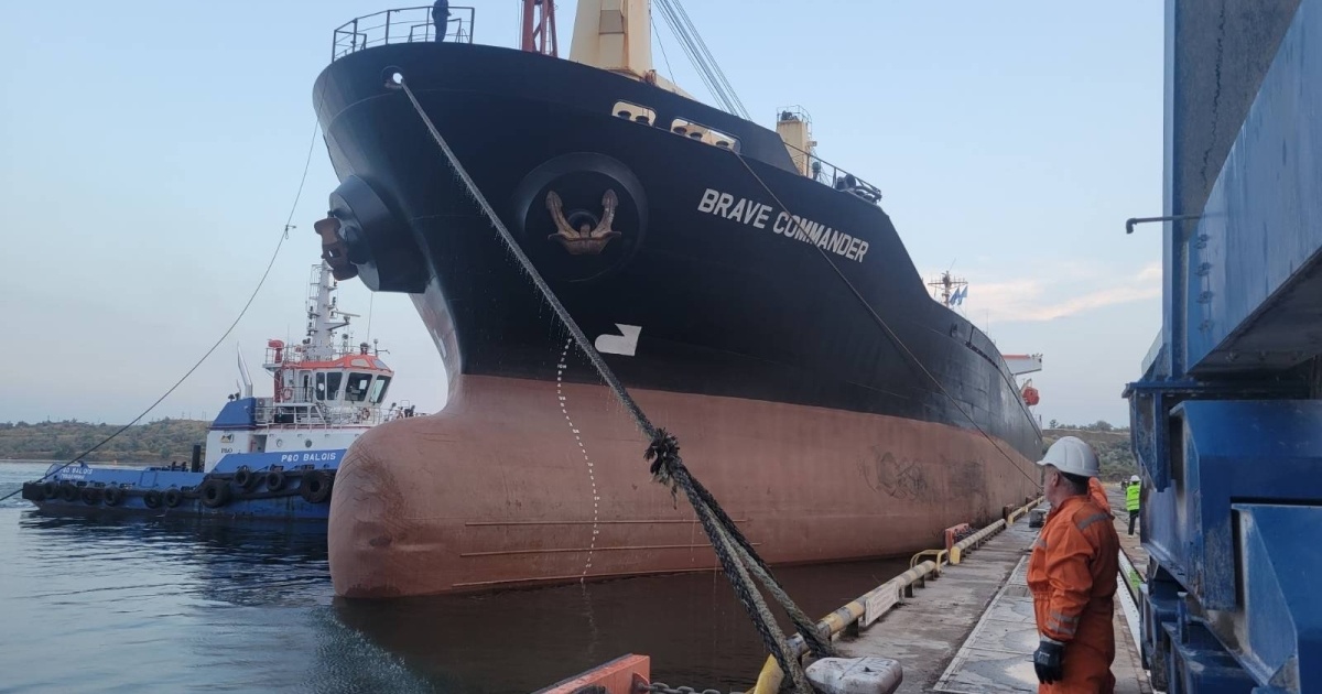 The first ship chartered by the UN arrived in Africa with Ukrainian ...