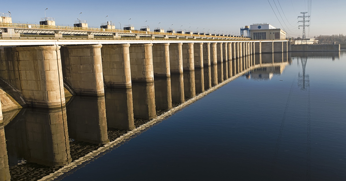 The water level in the Kakhovka Reservoir fell below the dead point