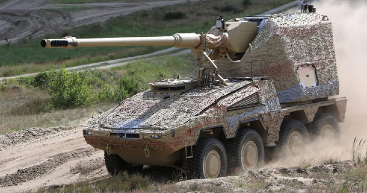 RCH-155 self-propelled guns — Germany began testing new artillery