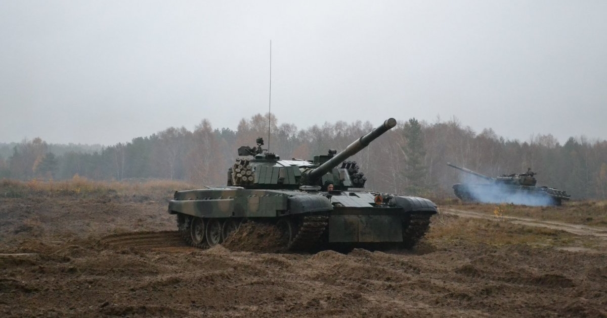 Ukraine received PT-91 tanks from Poland