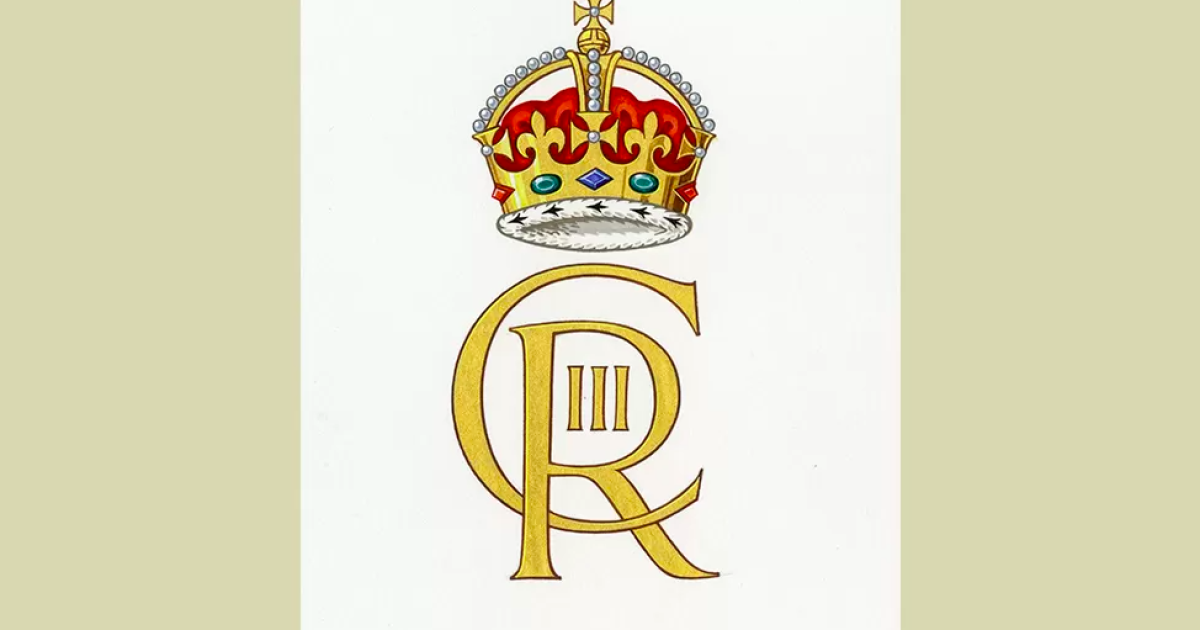 What the royal monogram of Charles III looks like — the image has been ...