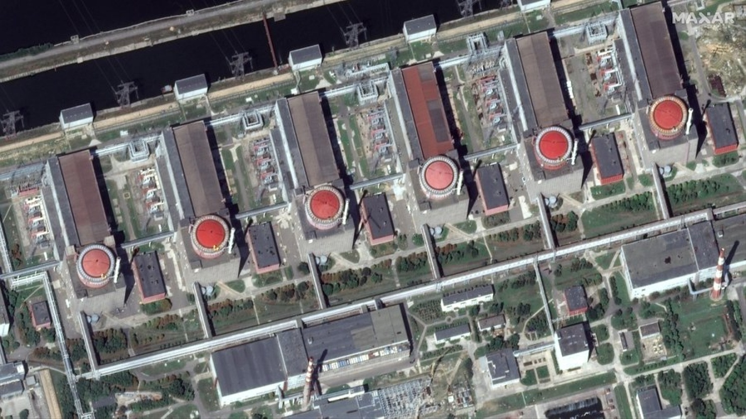 Satellite images of Zaporizhzhya NPP