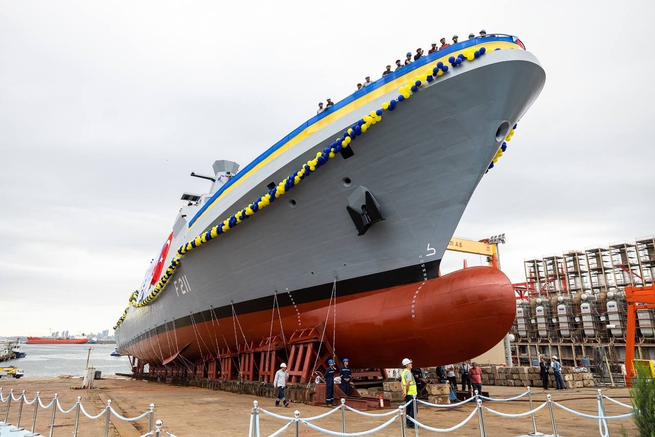 The first corvette for the Ukrainian fleet was launched in Turkey
