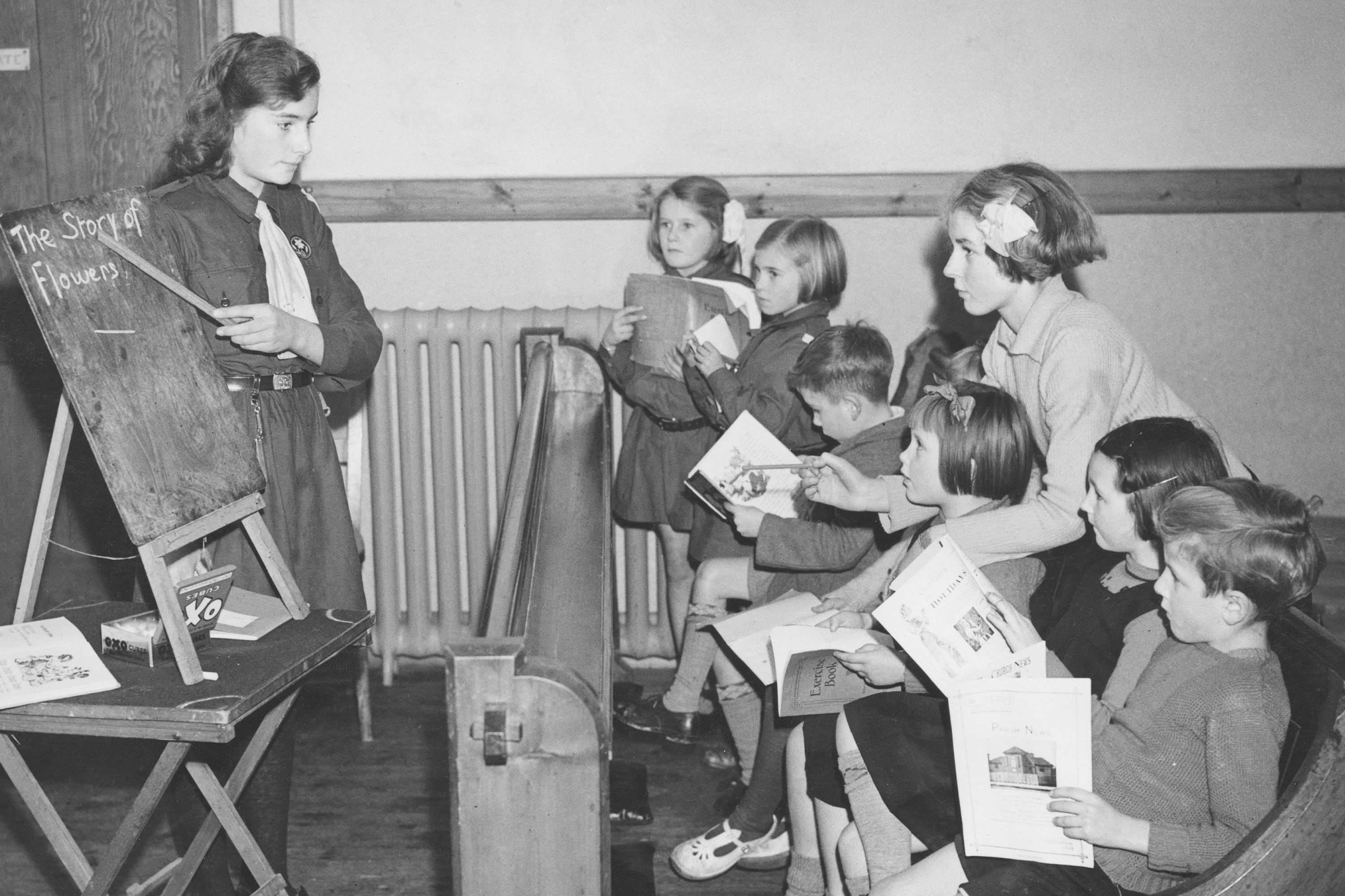 How children studied during the Second World War — a story, photo