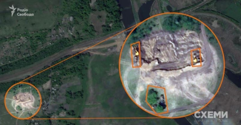 Journalists showed satellite images of the Russians crossing the Oskil ...