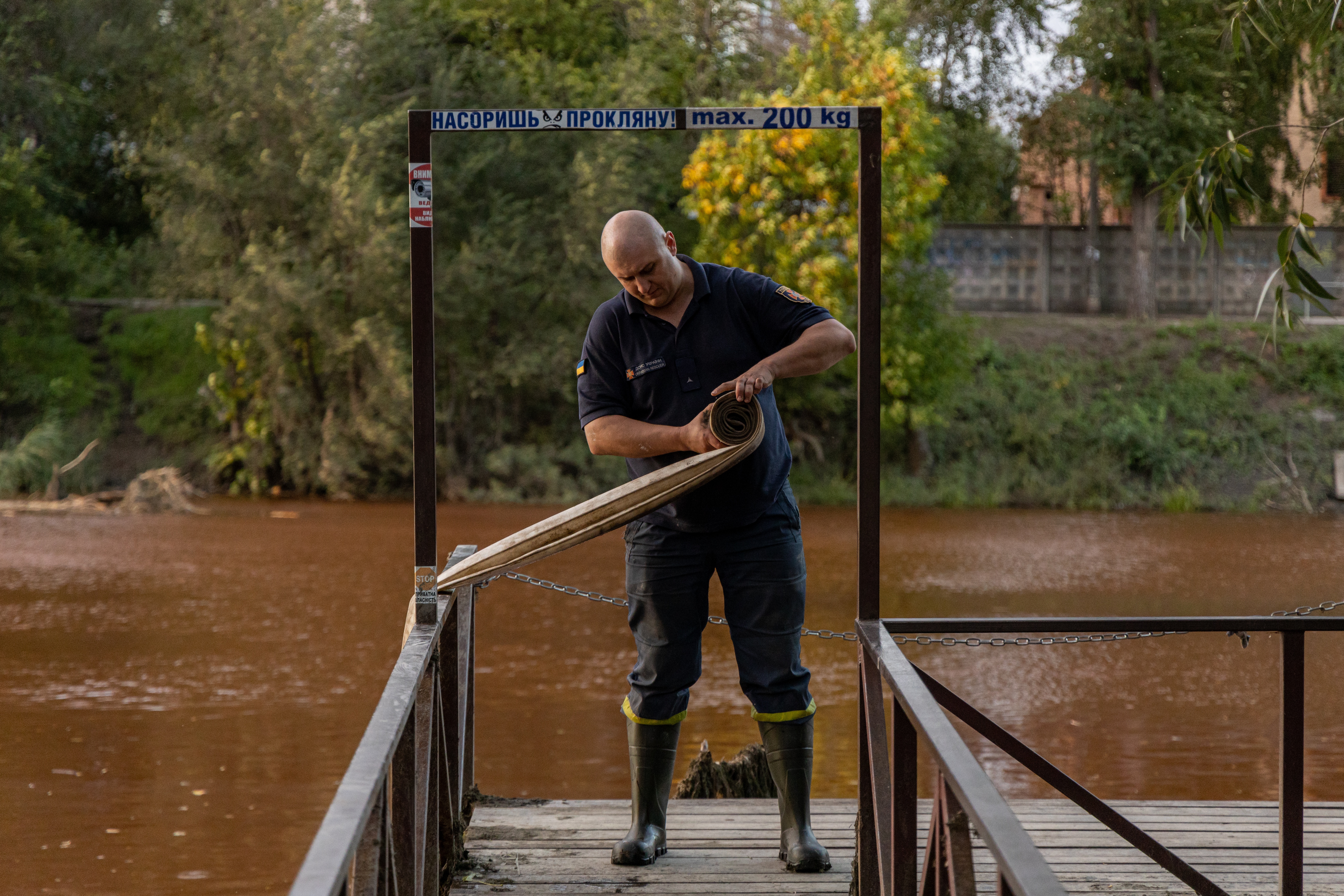 The Russians bombed the dam of the Ingulets River in Kryvyi Rih: the ...